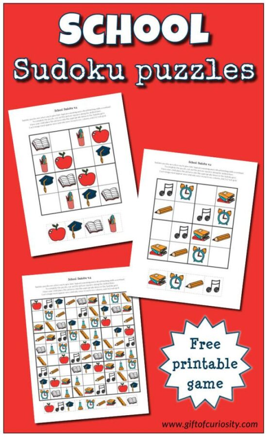 10 Sensational Sudoku Printables for Kids