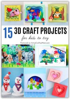 15 Fun and Easy 3D Crafts for Kids