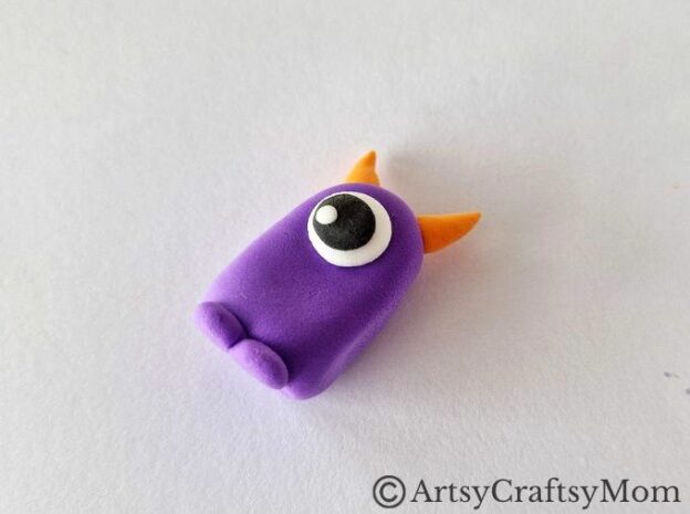Easy DIY Clay Monster Craft for Halloween