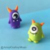 Easy DIY Clay Monster Craft for Halloween