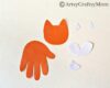 Cute and Simple Handprint Fox Papercraft for Kids