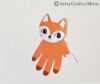 Cute and Simple Handprint Fox Papercraft for Kids