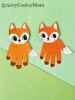 Cute and Simple Handprint Fox Papercraft for Kids
