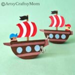 Fun and Easy Rocking Pirate Ship Craft for Kids