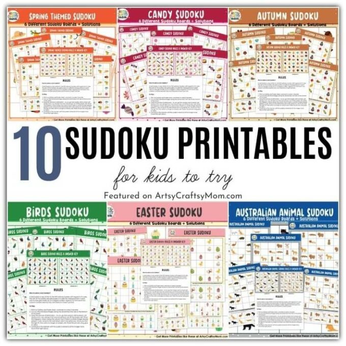 10 Sensational Sudoku Printables for Kids
