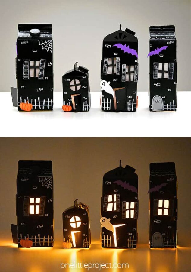15 Fun Haunted House Crafts for Halloween