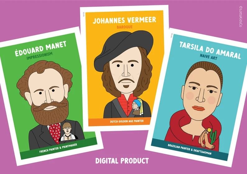 10 Beautiful Johannes Vermeer Art Projects for Kids