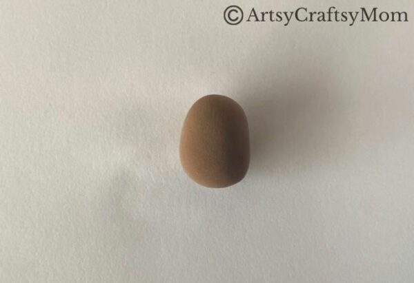 Colorful Clay Turkey Craft for Thanksgiving