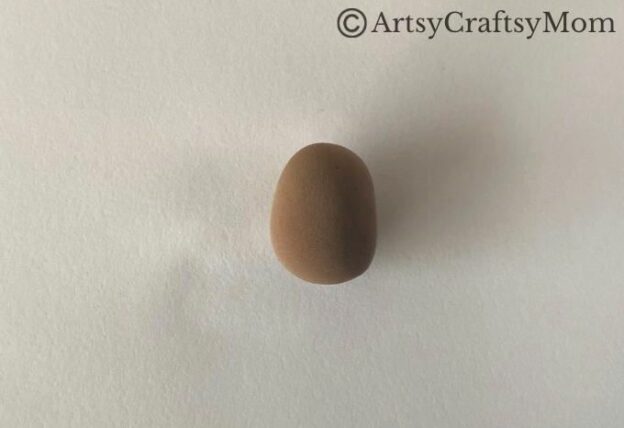Colorful Clay Turkey Craft for Thanksgiving