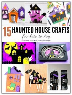 15 Fun Haunted House Crafts for Halloween