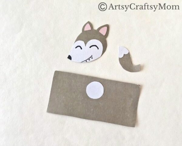 Cute and Easy Little Red Riding Hood Puppet Craft