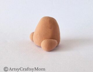 Cheerful DIY Clay Rudolph Craft for Kids