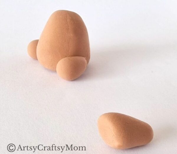 Cheerful DIY Clay Rudolph Craft for Kids