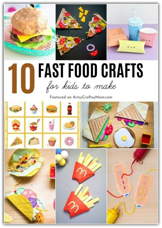 10 Fun and Fabulous Fast Food Crafts for Kids