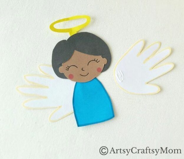 Heavenly Handprint Angel Craft for Kids
