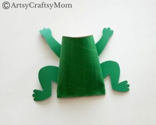 Fun Toilet Paper Roll Frog Craft for Kids