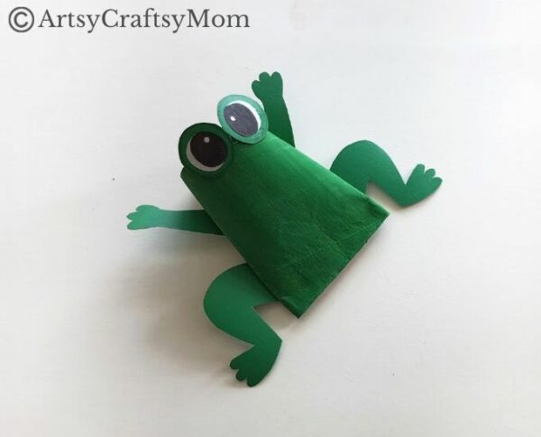 Fun Toilet Paper Roll Frog Craft for Kids