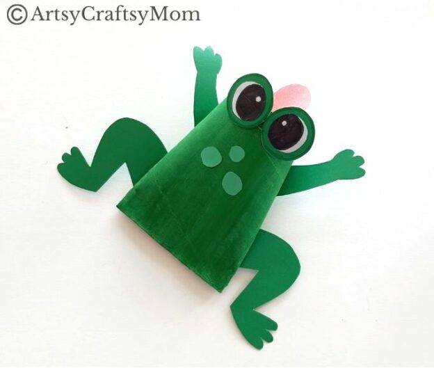 Fun Toilet Paper Roll Frog Craft for Kids