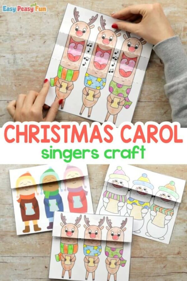 10 Creative Christmas Carolers Crafts for Kids