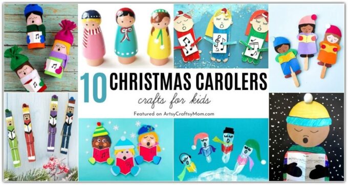 10 Creative Christmas Carolers Crafts for Kids