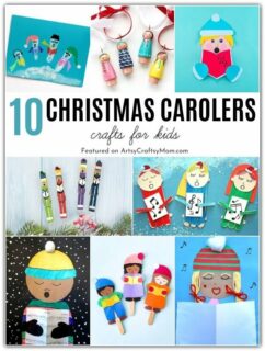 10 Creative Christmas Carolers Crafts for Kids