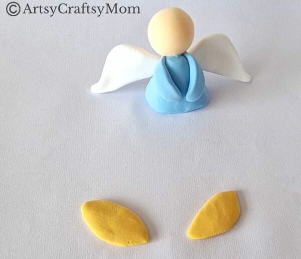 Adorable Clay Angel Craft for Kids