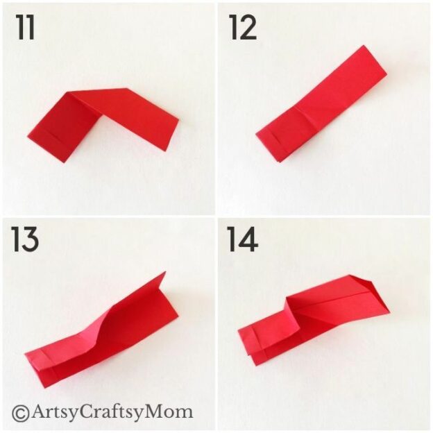 Easy Origami Stocking Craft for Kids