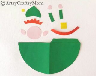 Fun Rocking Elf Papercraft for Kids