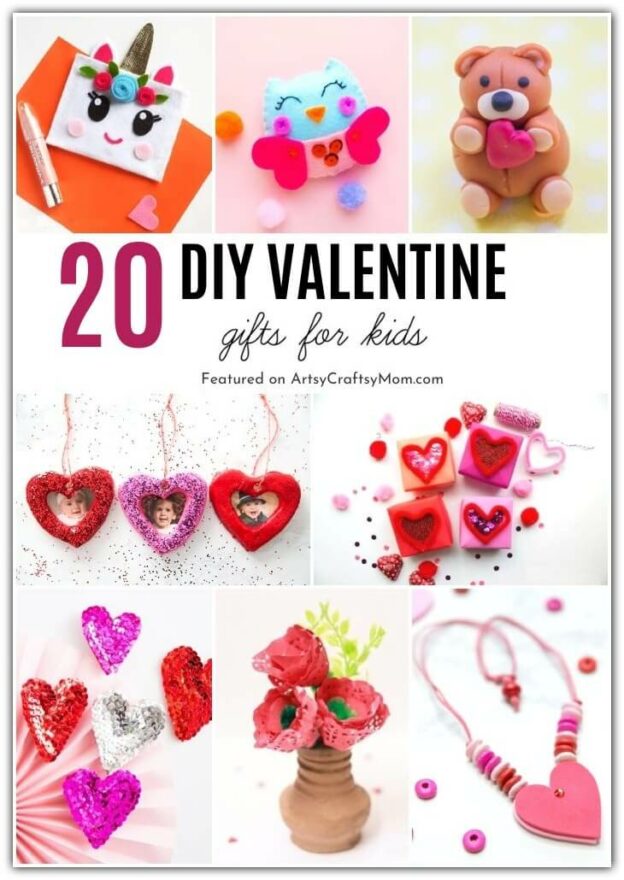 20 Easy DIY Valentine's Day Gifts for Kids to Make
