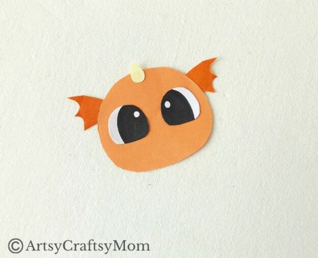 Cute and Easy Dragon Bookmark Papercraft for Kids