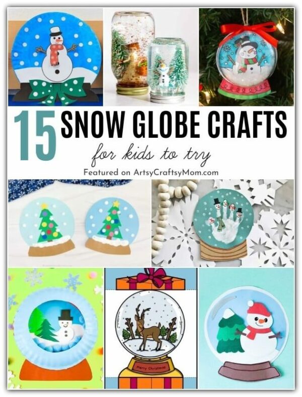 15 Stunning Snow Globe Crafts for Kids