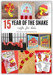 15 Easy Year of the Snake Crafts for Kids