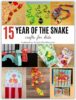 15 Easy Year of the Snake Crafts for Kids
