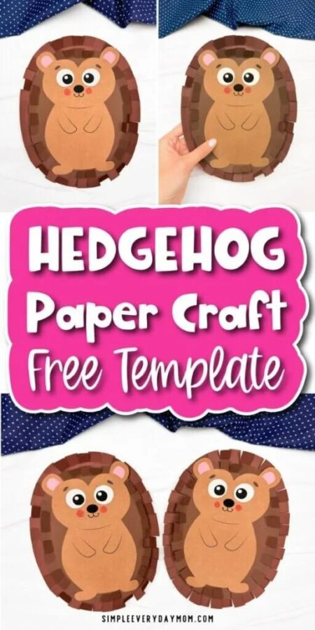 10 Adorable Hedgehog Crafts for Kids