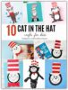 10 Cute and Easy Cat in the Hat Crafts for Kids