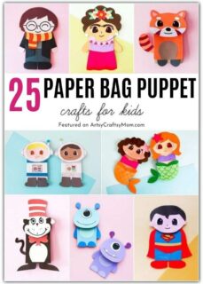 25 Fun DIY Paper Bag Puppets for Pretend Play