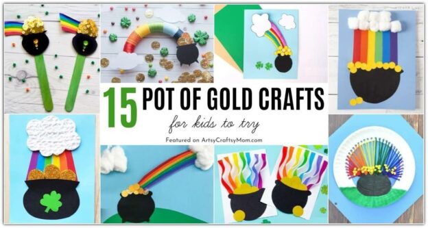 15 Easy Pot of Gold Crafts for St. Patrick's Day
