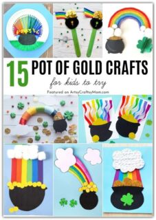 15 Easy Pot of Gold Crafts for St. Patrick's Day