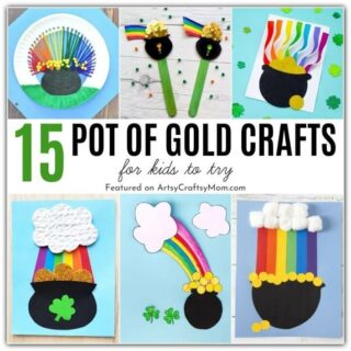 15 Easy Pot of Gold Crafts for St. Patrick's Day