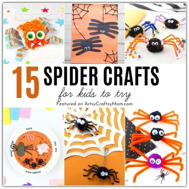 15 Super Snazzy Spider Crafts for Kids